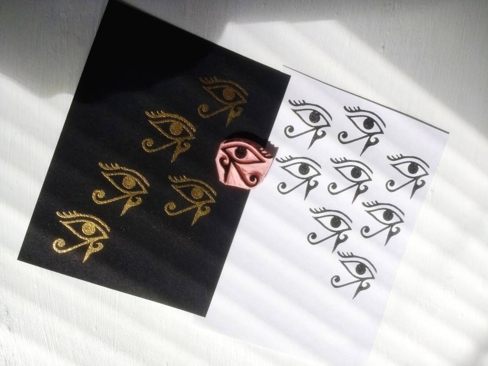 Eye of Horus Rubber Stamp Egyptian Rubber Stamp Egyptian - Etsy