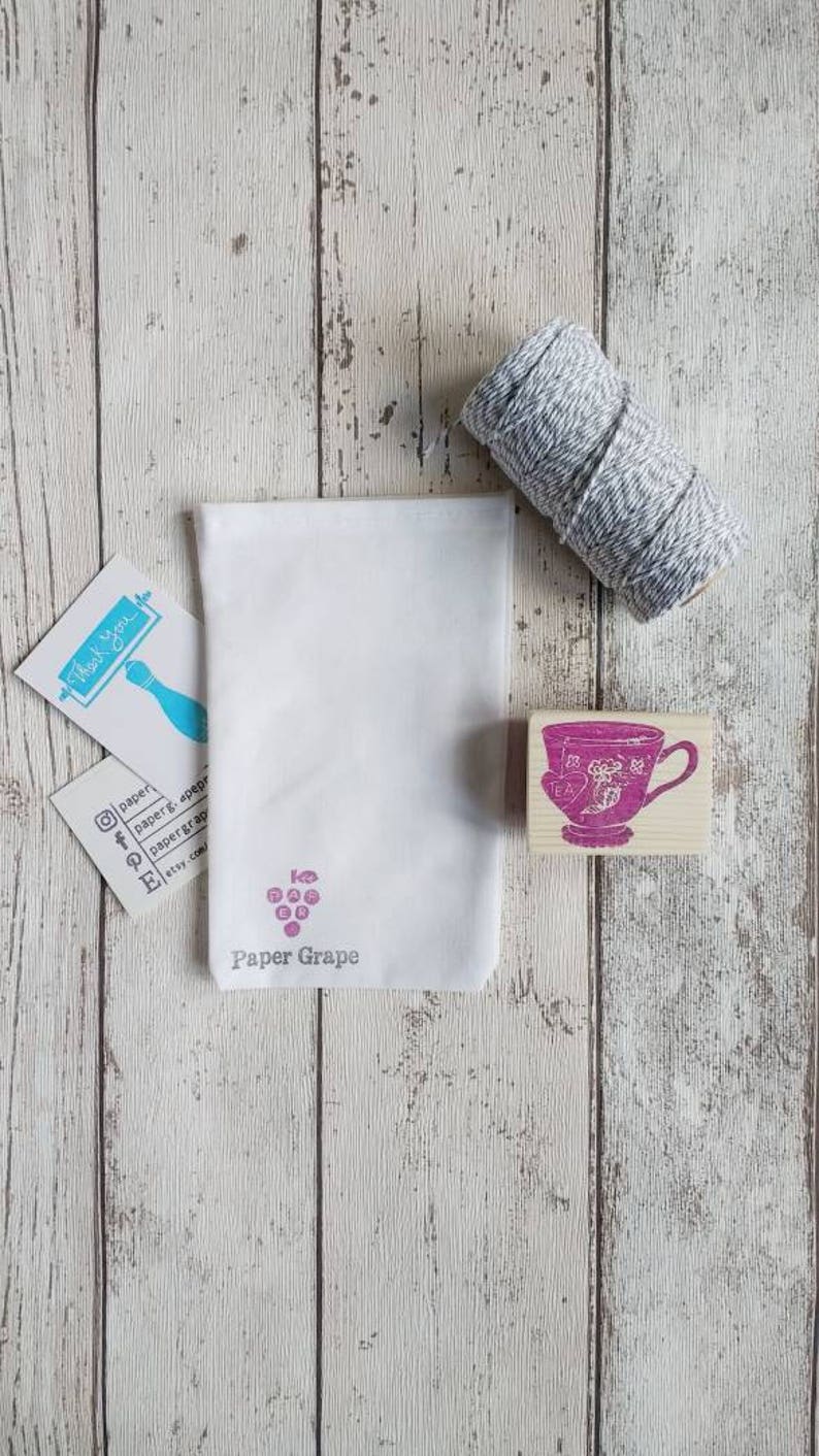 Love tea stamp teacup stamp tea lovers gift sweet tea | Etsy