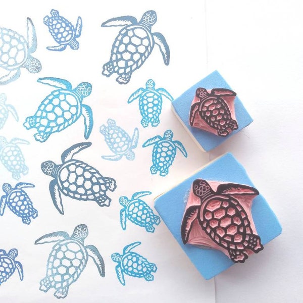 Beach Rubber Stamp - Etsy