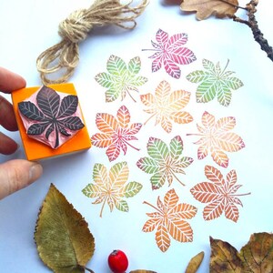 Autumn Leaf Stamp, Fall Wedding Decor, Fall Decor, Autumn Crafts - Etsy