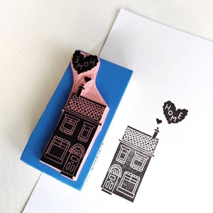 New Home Stamp House Stamp House Warming Stamp, Moving Stamp Moving ...