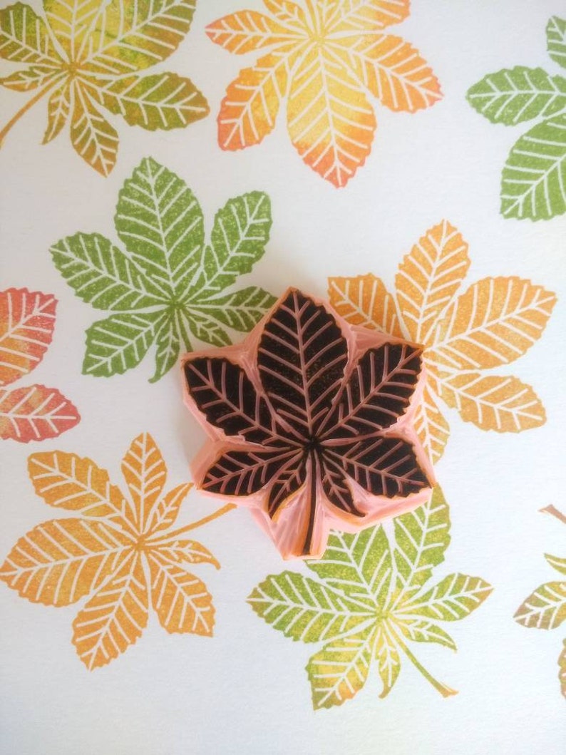 Autumn Leaf Stamp Fall Wedding Decor Fall Decor Autumn - Etsy