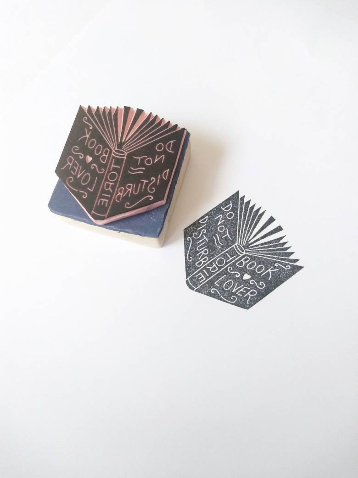 Ex Libris Stamp Library Stamp Book Rubber Stamp Book Lover | Etsy