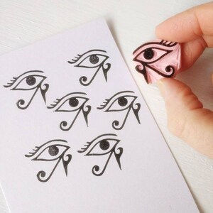 Eye of Horus Rubber Stamp, Egyptian Rubber Stamp, Egyptian Symbol Stamp ...