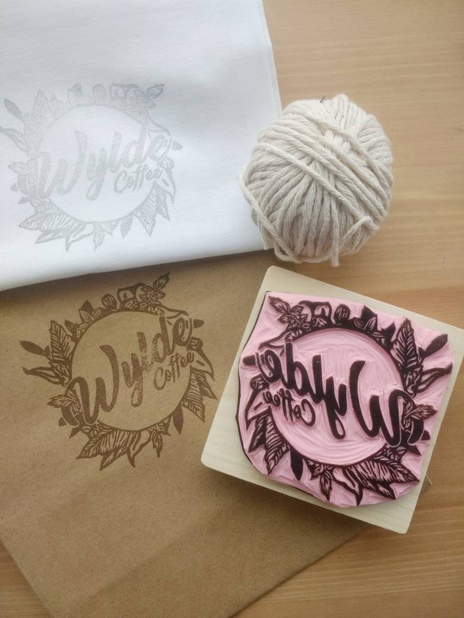 Custom Logo Rubber Stamp Business Logo Stamp Personalised - Etsy