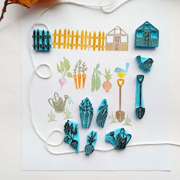 Vegetable Stamp - Etsy