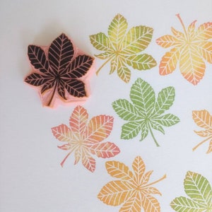 Autumn Leaf Stamp, Fall Wedding Decor, Fall Decor, Autumn Crafts - Etsy