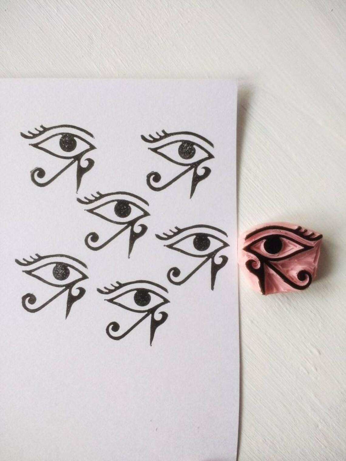Eye of Horus Rubber Stamp Egyptian Rubber Stamp Egyptian - Etsy