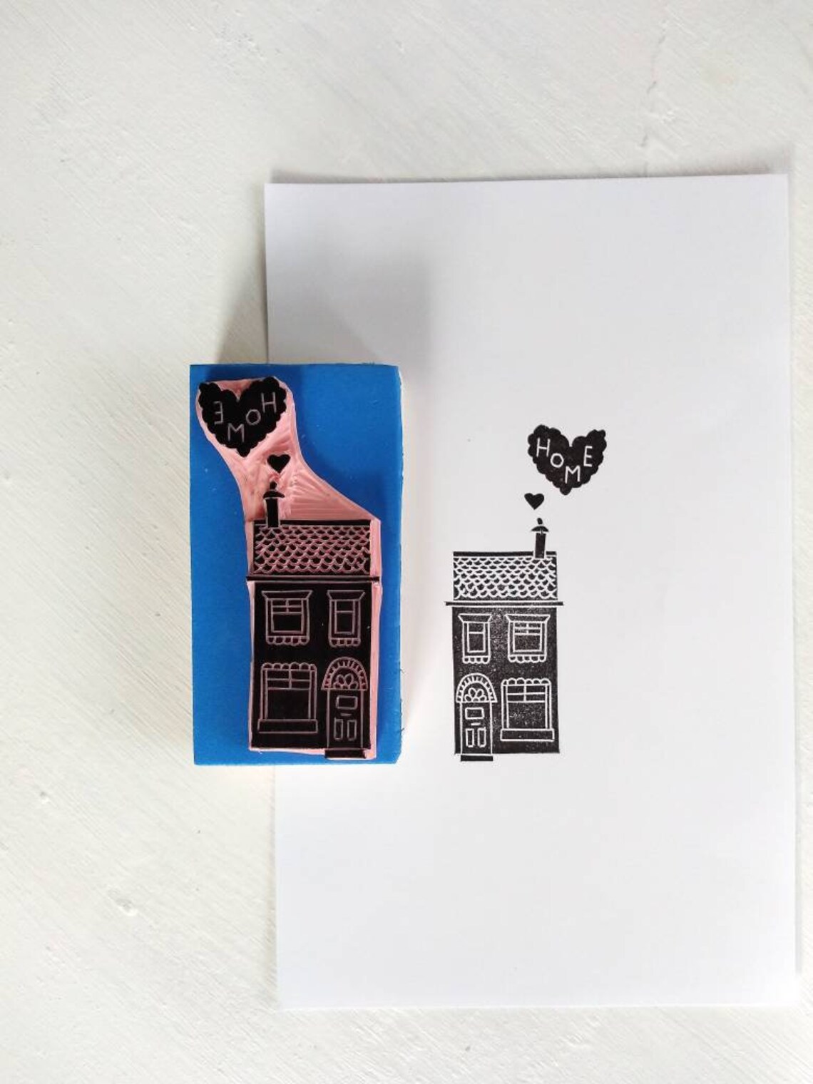 New Home Stamp House Stamp House Warming Stamp Moving - Etsy