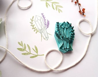Crystal Rubber Stamp - Etsy
