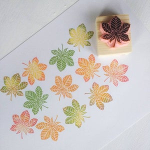 Autumn Leaf Stamp, Fall Wedding Decor, Fall Decor, Autumn Crafts - Etsy