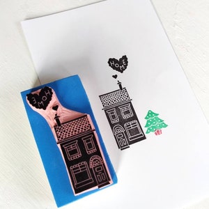 New Home Stamp House Stamp House Warming Stamp, Moving Stamp Moving ...