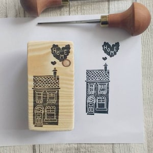 New Home Stamp House Stamp House Warming Stamp, Moving Stamp Moving ...