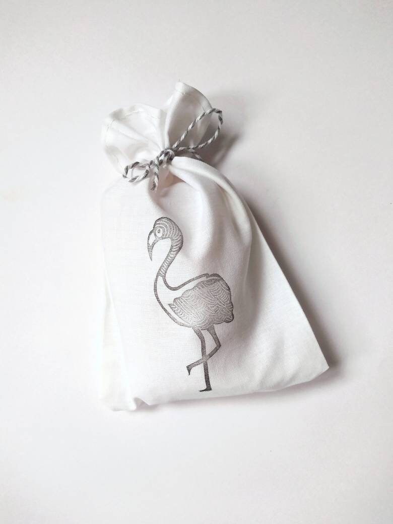 Flamingo Rubber Stamp Tropical Bird Stamp Tropical Decor - Etsy