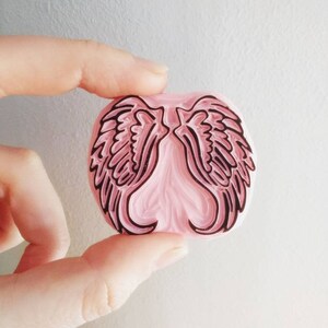 Angel Wings Rubber Stamp, Feather Stamp, Angel Stamp, Angelic Decor. - Etsy