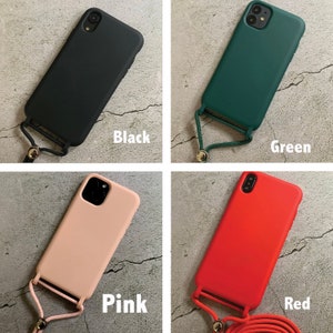 Case Cover With Rope for iPhone 6, 7, 8, X, Xs, XR, XS Max, 11, 11 Pro ...