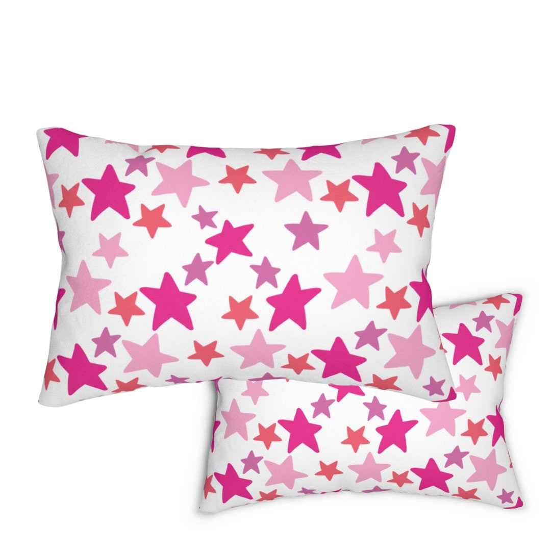 Pink and Fuchsia Shooting Star Edgy Maximalist Home Decor Stars Pink ...