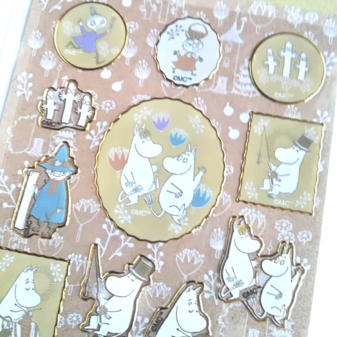 2021 July New Moomin Sticker yellow - Etsy