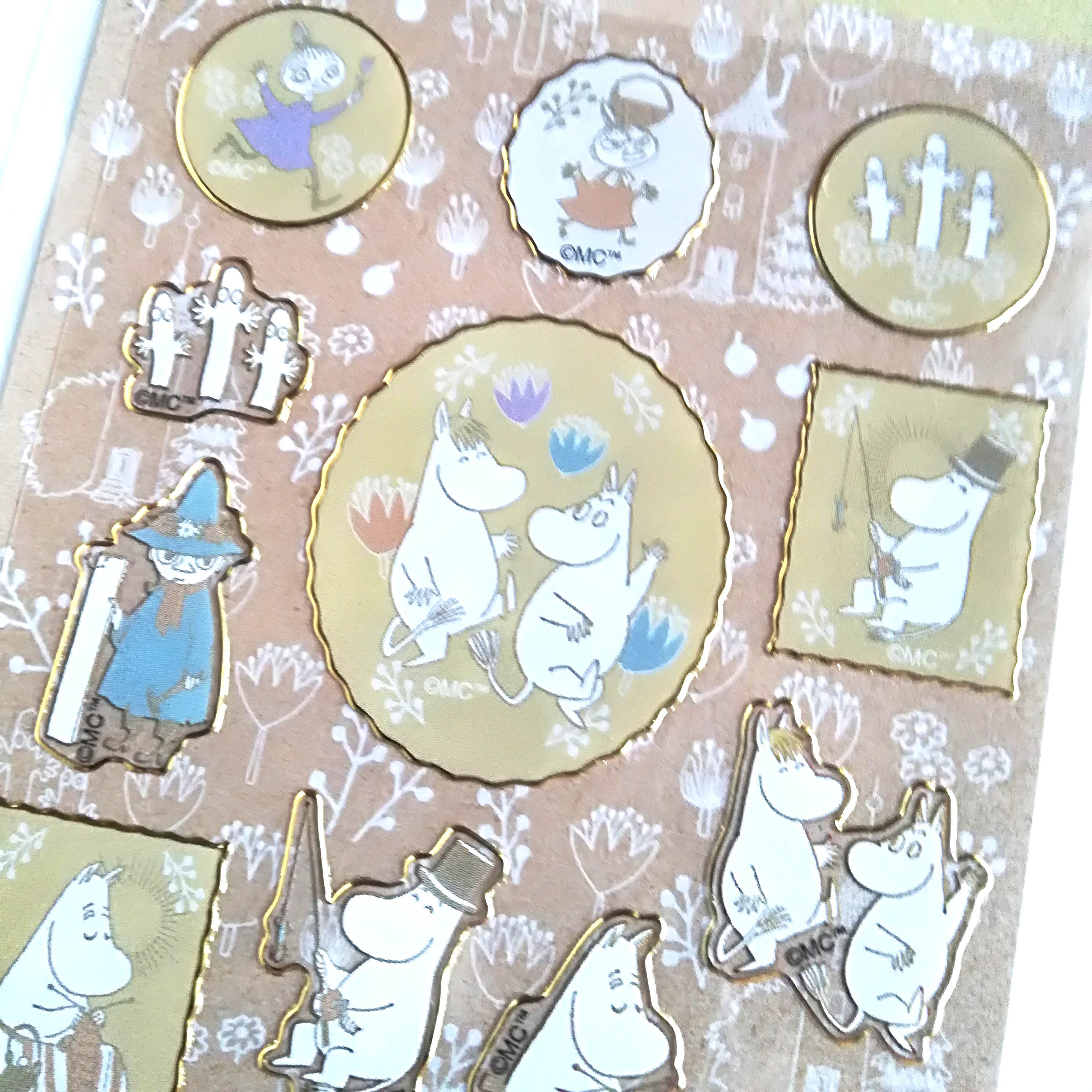 2021 July New Moomin Sticker yellow - Etsy