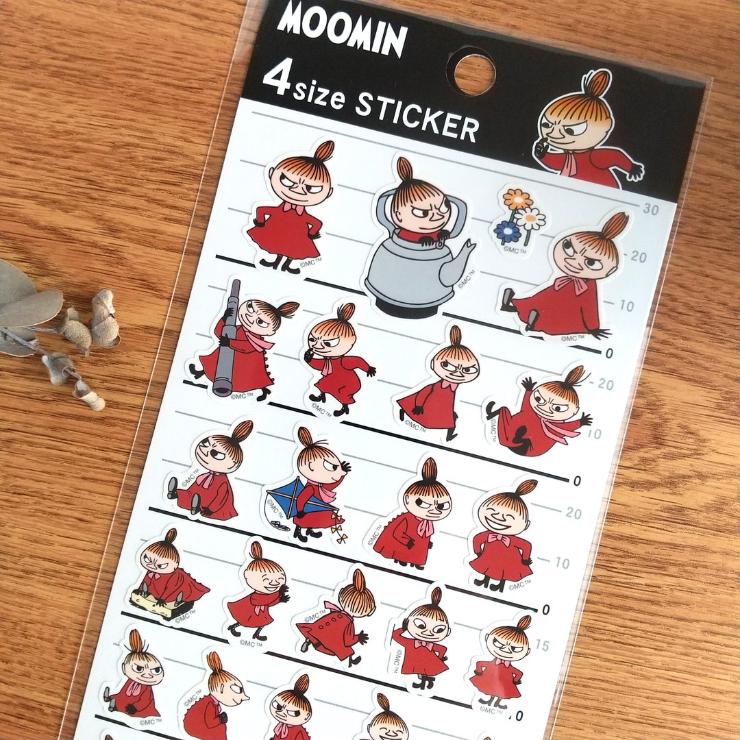 4size STICKERS Moomin "little My" From Japan - Etsy