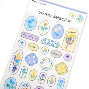 Sticker Selectionflower Brooch From Japan by GAIA - Etsy