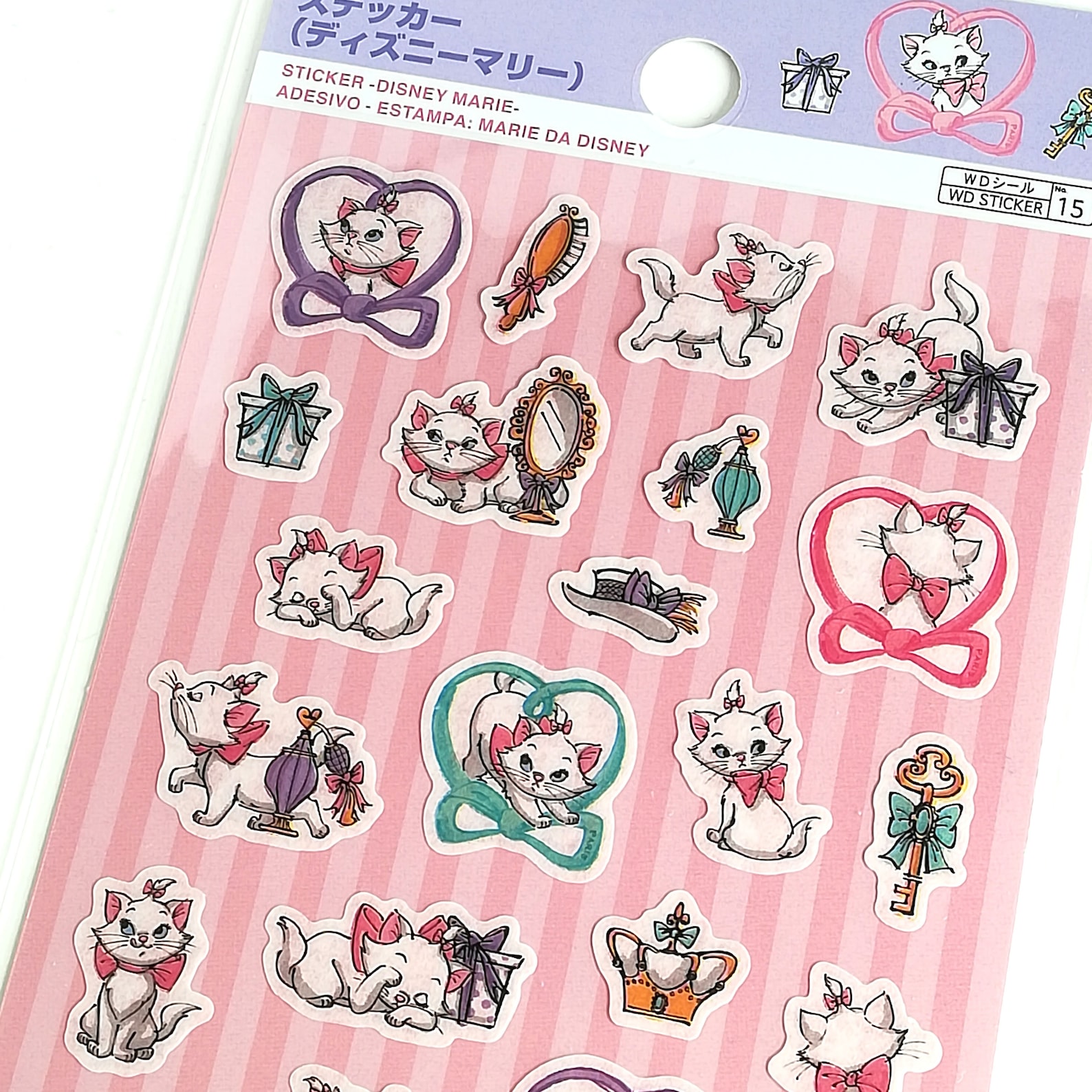 Tracing sticker Disney Marie | Etsy