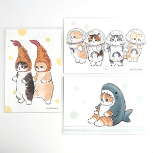 Post Card mofusand shark - Etsy