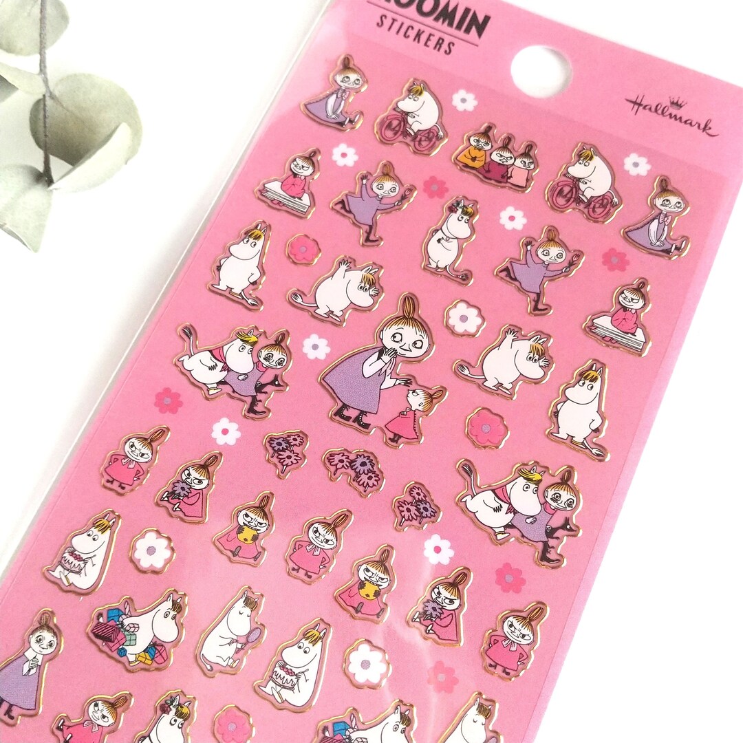 Moomin Stickers,mini Stickers "pink" From Japan - Etsy
