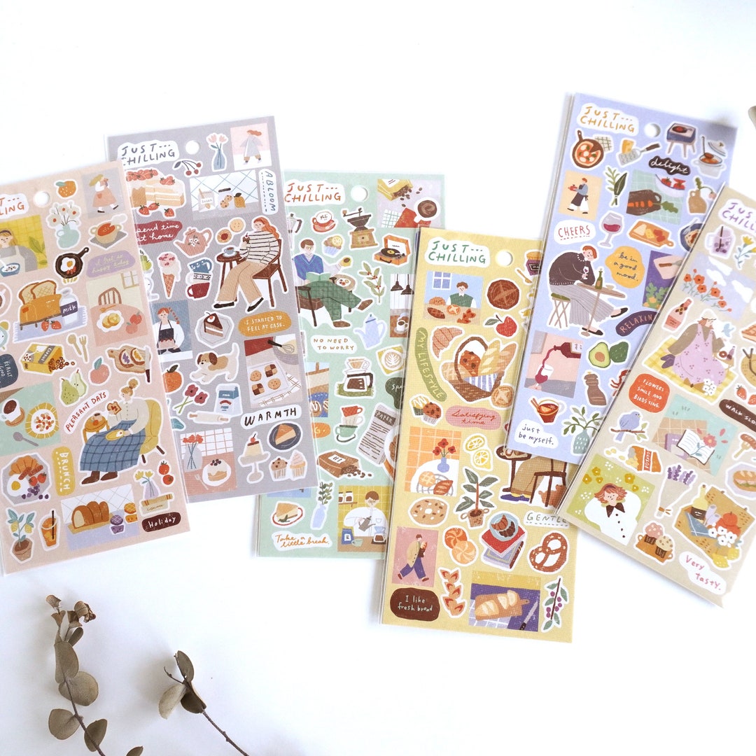 JUST CHILLING Sticker by Mind Wave From Japan - Etsy