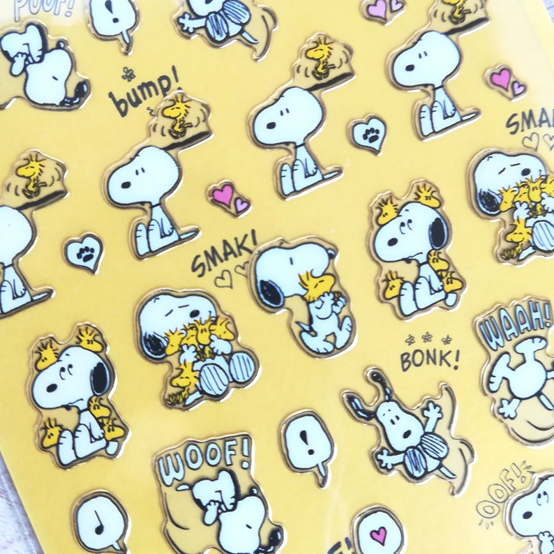 Snoopy Stickersmini Stickers good Friends - Etsy
