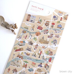 Machi Map Sticker by Mind Wave From Japan - Etsy