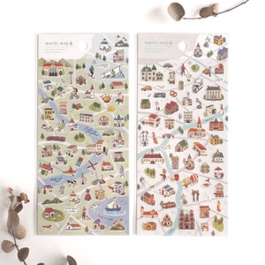 Machi Map Sticker by Mind Wave From Japan - Etsy