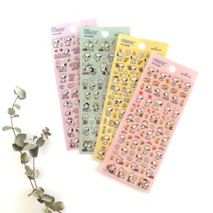 Snoopy lave Pink Mini Sticker hallmark - Etsy