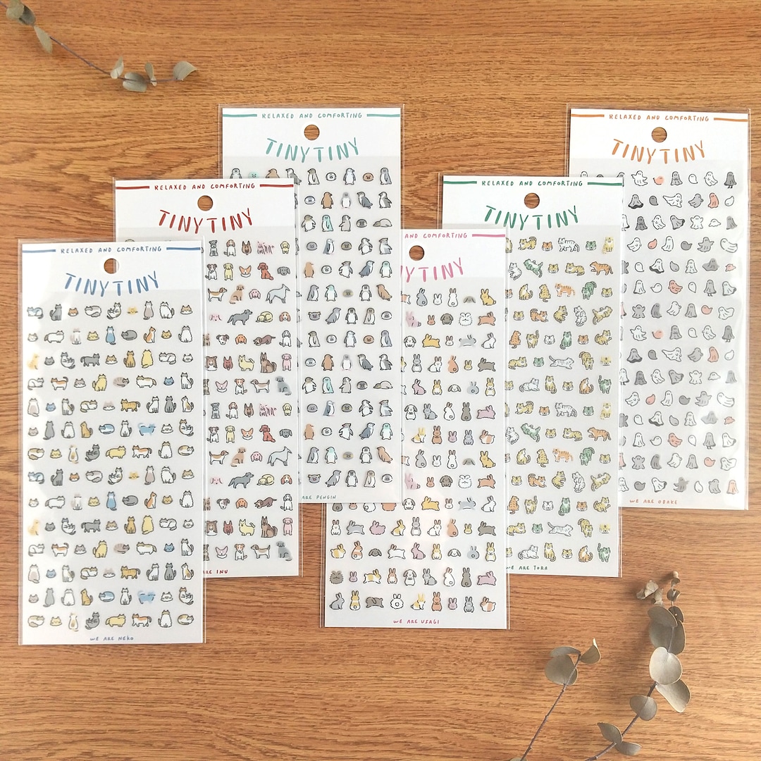 Restock! TINY TINY Sticker From Japan by Mind Wave - Etsy