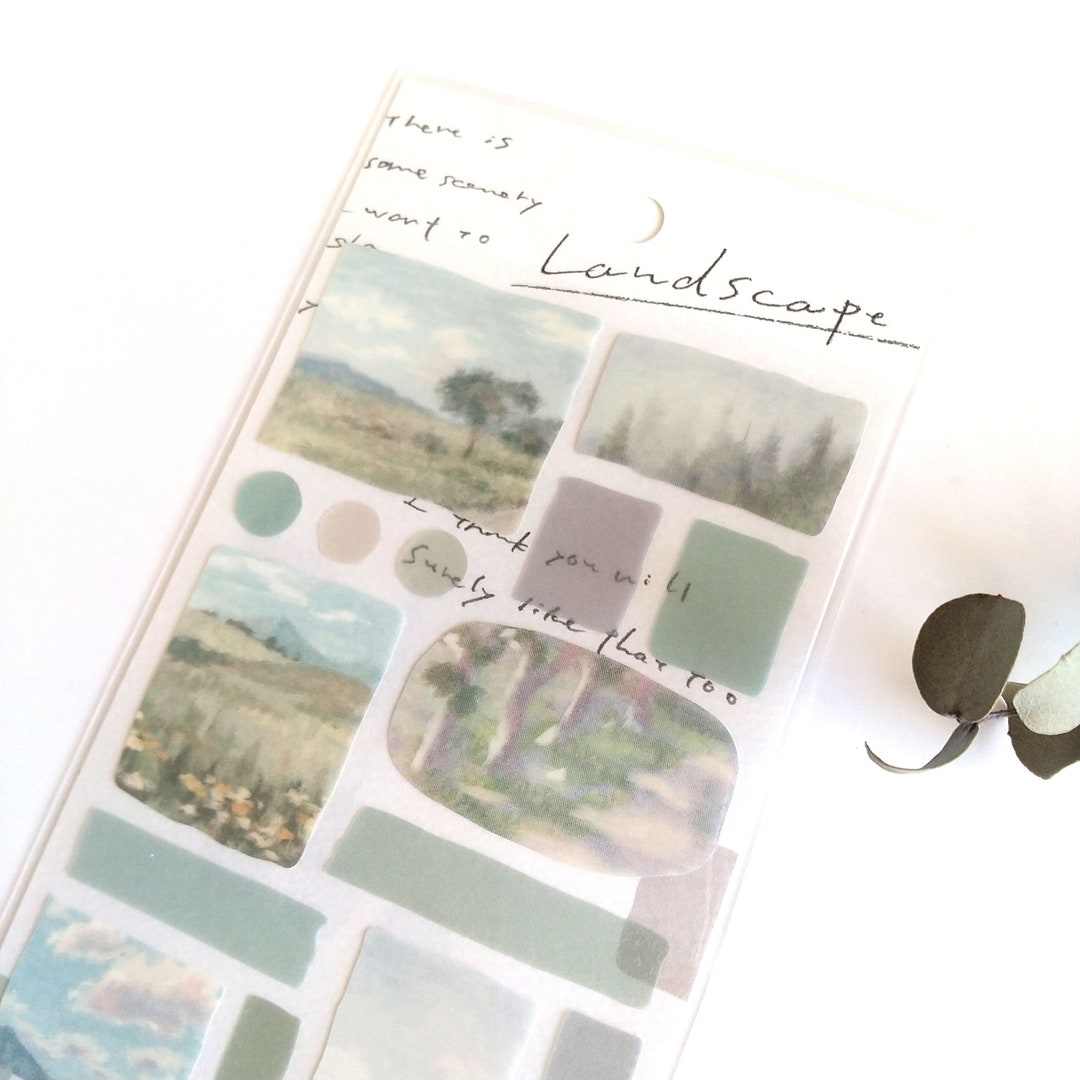 Landscape Sticker "sunlight Filtering Through Trees/木漏れ日" From Japan - Etsy