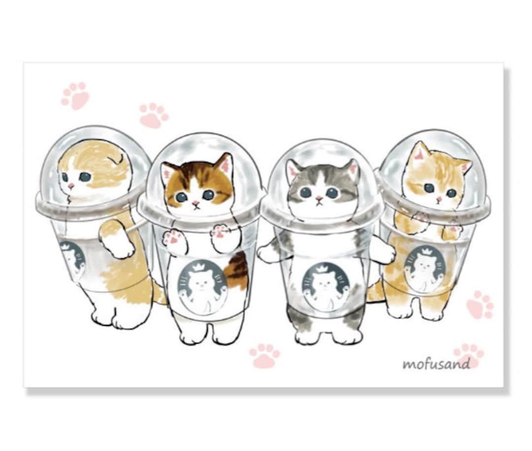 Post Card mofusand dome Cup - Etsy