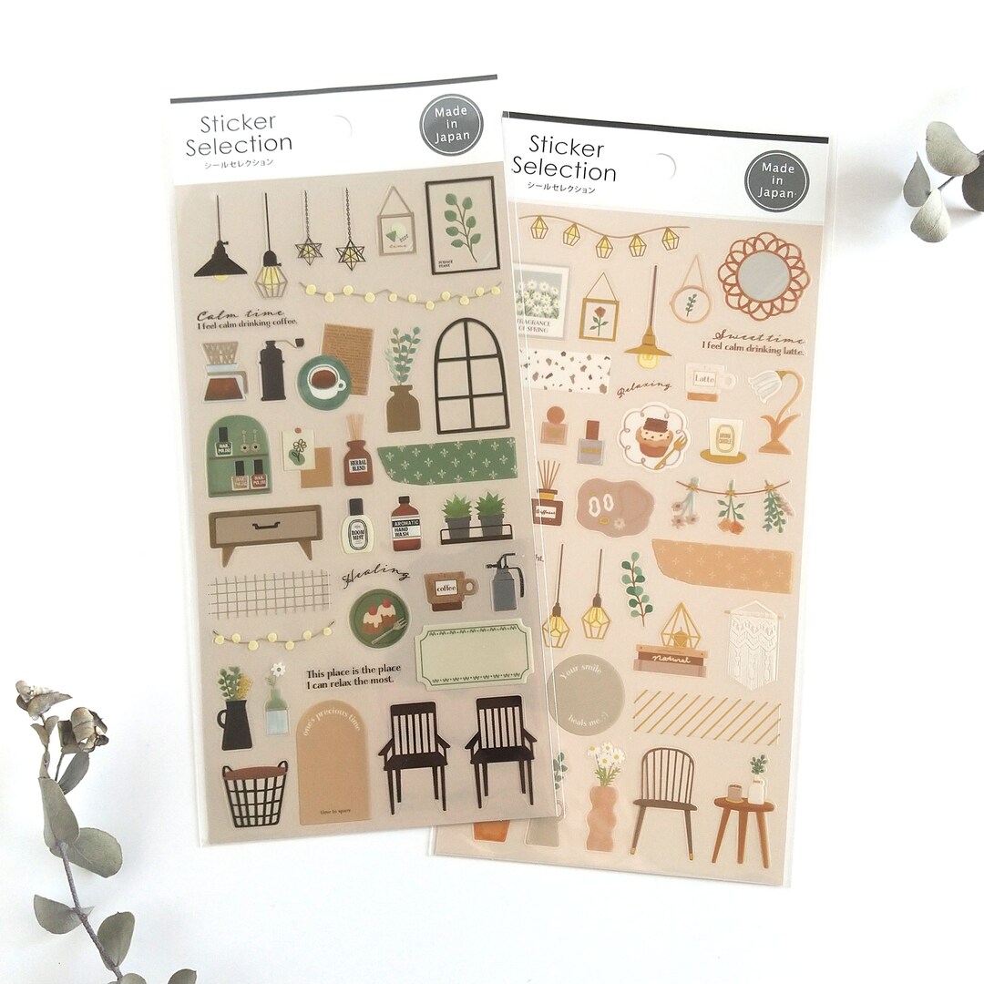 Sticker Selection "interior" From Japan - Etsy