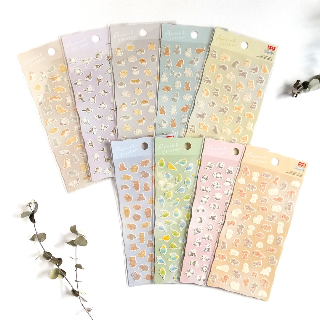 Animal Sticker by DAISO - Etsy