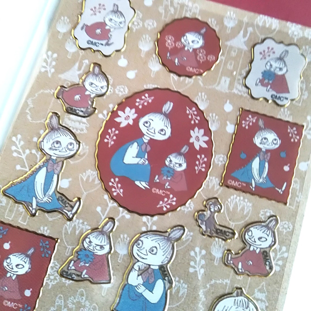 2021 July New Moomin Sticker red Flowerhallmark - Etsy