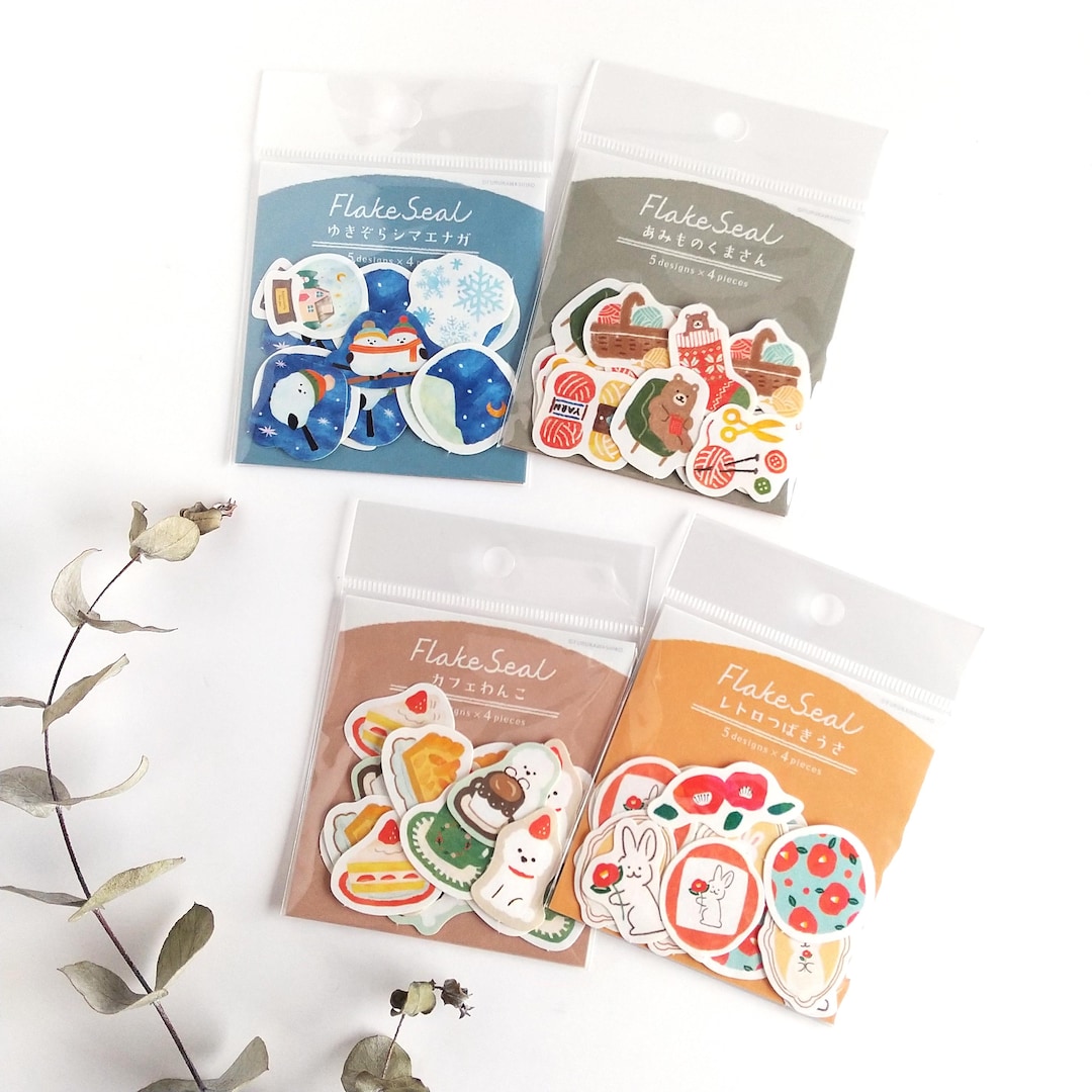 2024 Winter Limited Flake Sticker From Japan by Furukawashiko - Etsy