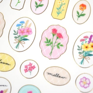 Sticker Selectionflower Brooch From Japan by GAIA - Etsy
