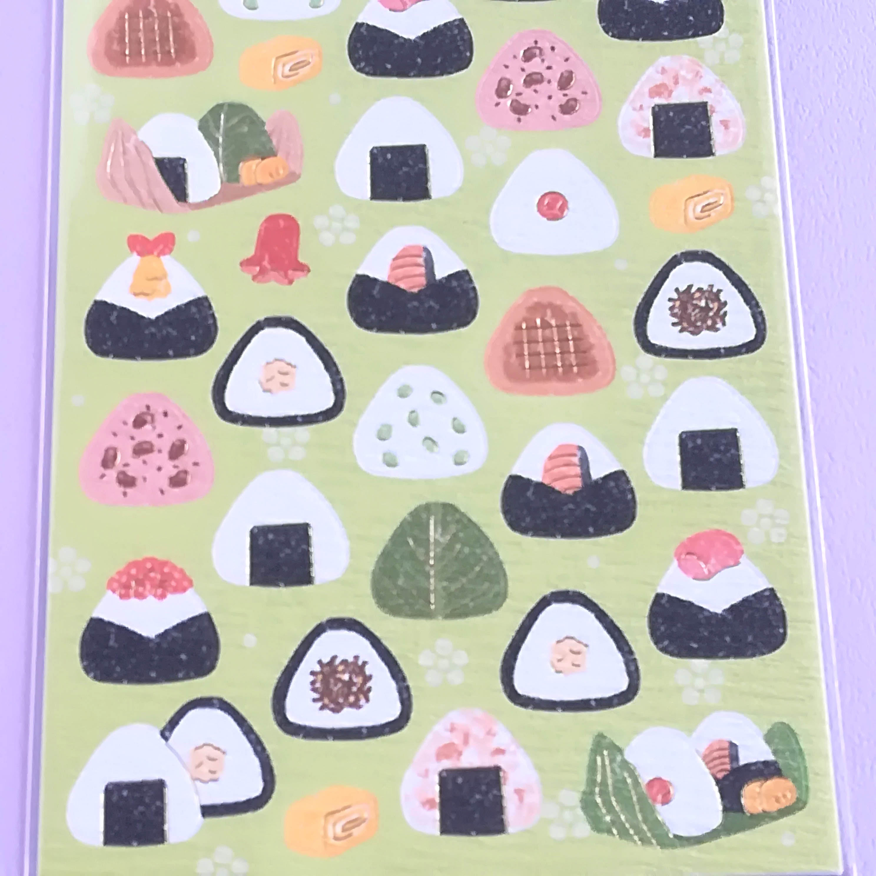 Sticker Selection washi sticker Onigiri | Etsy