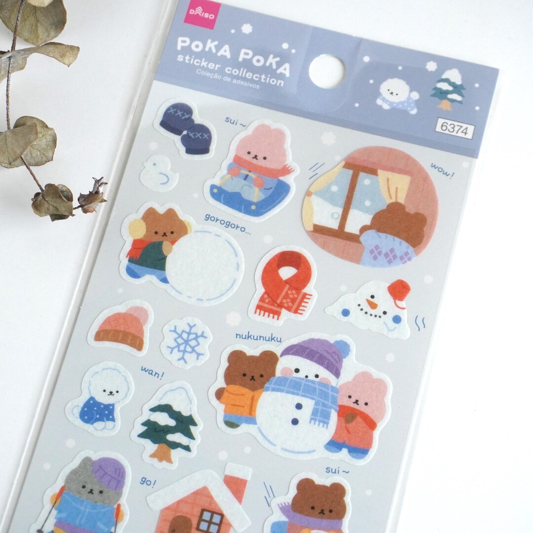 Sticker Collection POKA POKA by Daiso - Etsy