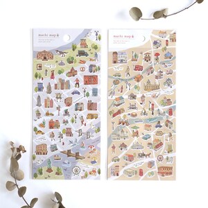 Machi Map Sticker by Mind Wave From Japan - Etsy UK