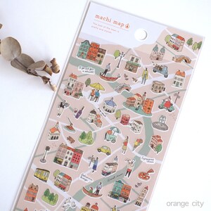 Machi Map Sticker by Mind Wave From Japan - Etsy