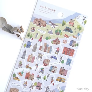 Machi Map Sticker by Mind Wave From Japan - Etsy