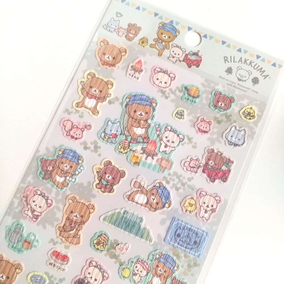 2023 Rilakkuma Sticker sunlight Through the Trees - Etsy
