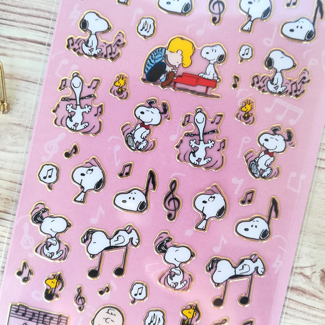 Snoopy Stickers,mini Stickers "music" for Planner,schedule Sticker ...