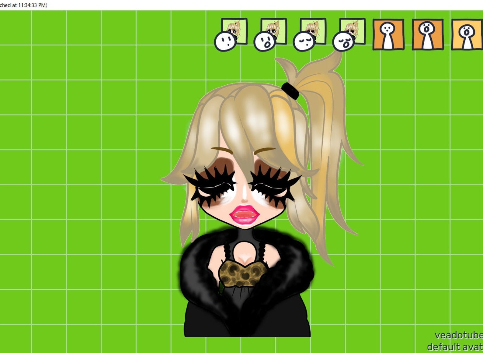 VEADOTUBE READY GYARU Png Tuber Model Simple Downloadable File - Etsy