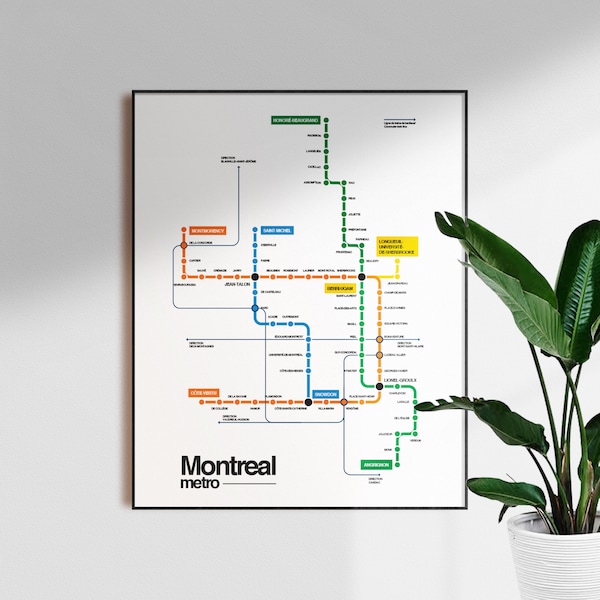 Subway Poster - Etsy